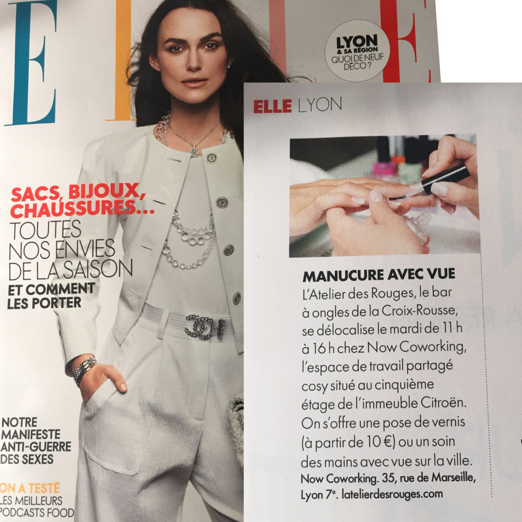 ELLE/ 9 mars 18 - L'Atelier des Rouges